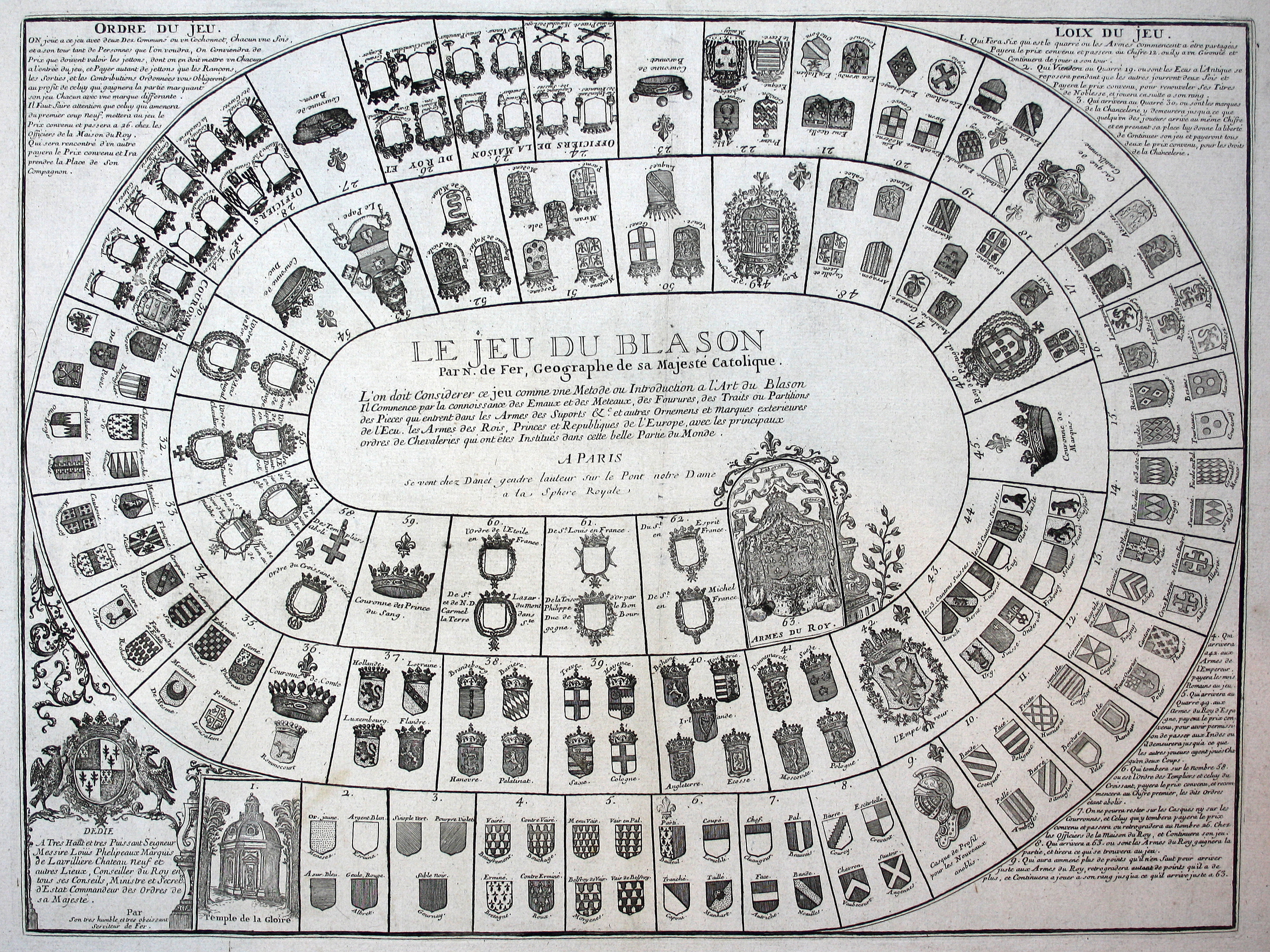 Heraldic board game – Antiquariat | Steffen Völkel GmbH