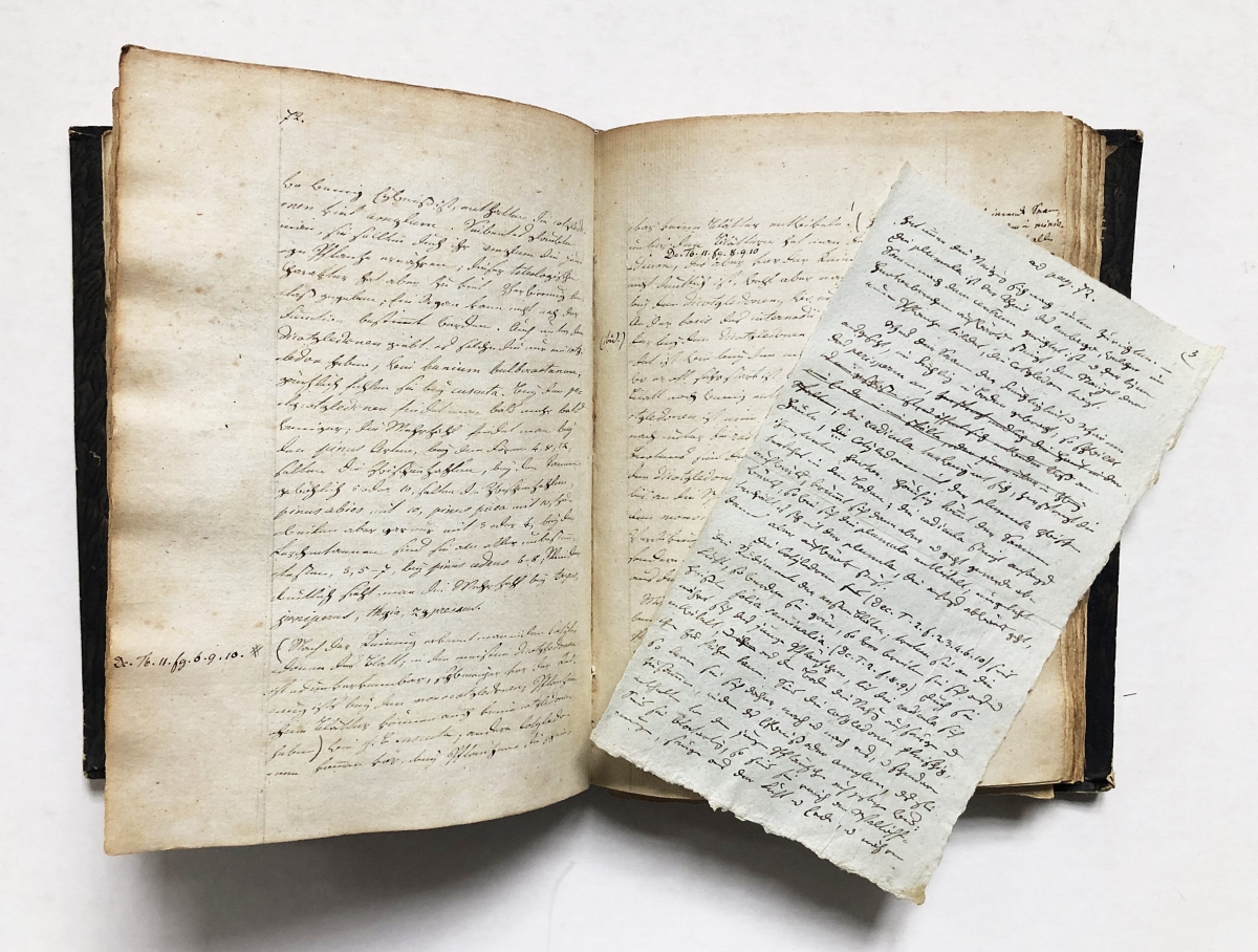 Handschrift aus dem wissenschaftlichen Umfeld von Goethe – Antiquariat ...